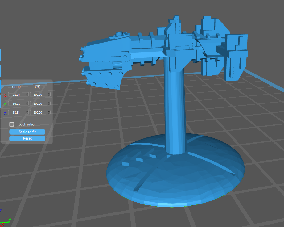 🤏 Warfleets: FTL Marauder Chopper Small Ships・Free STL File for ・Cults