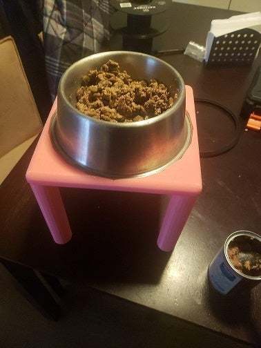 Free STL file Dog bowl table 🐕 ・3D print design to download・Cults