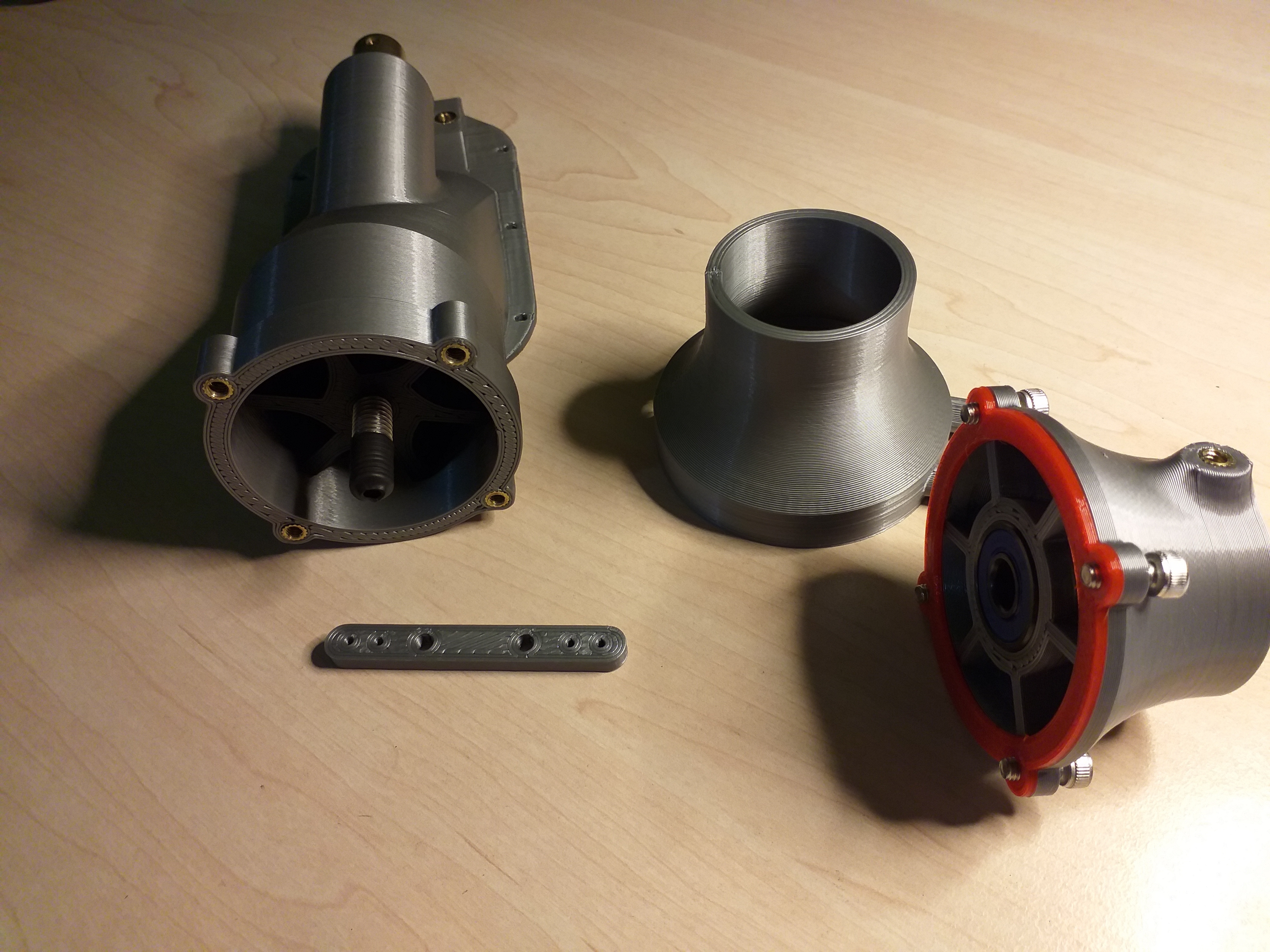 🚰 Water Jet Propulsion Pump Unit Hamilton Water Jet Thruster 50mm・ STL ...