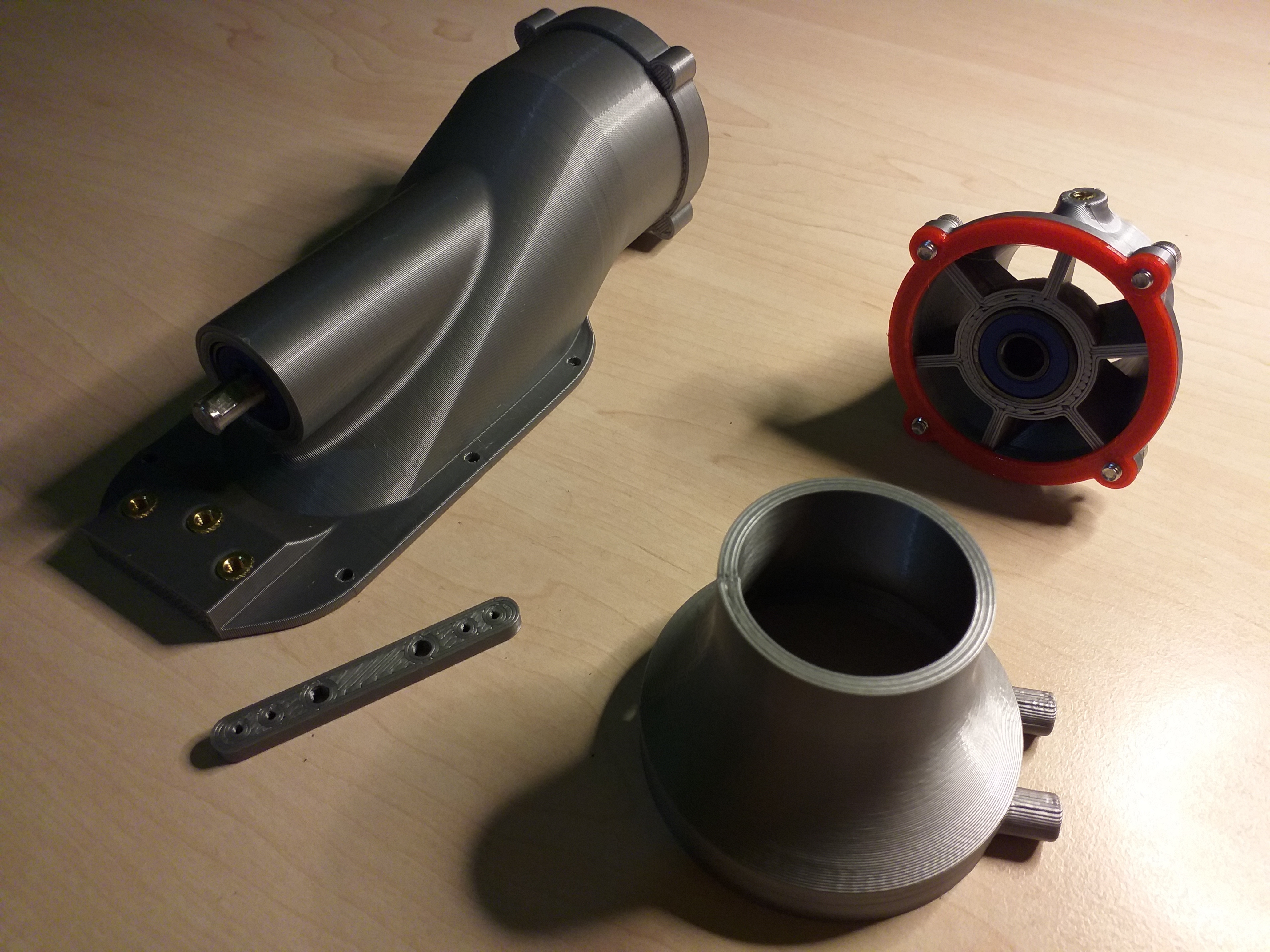 🚰 Water Jet Propulsion Pump Unit Hamilton Water Jet Thruster 50mm・ STL ...