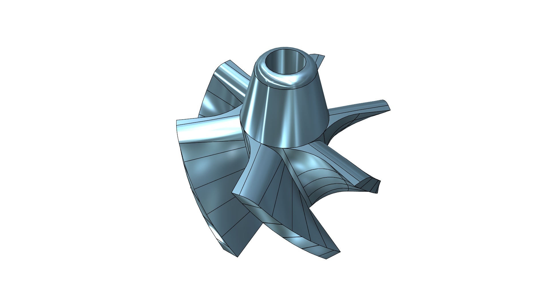 🚁 Impeller For Propulsion Unit 50mm・ STL File for ・Cults