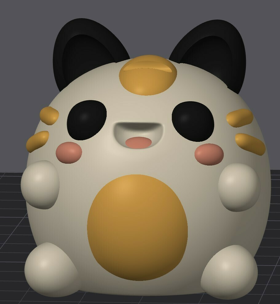 Free 3D file Meowth Multi Color 🎨 ・Template to download and 3D print・Cults
