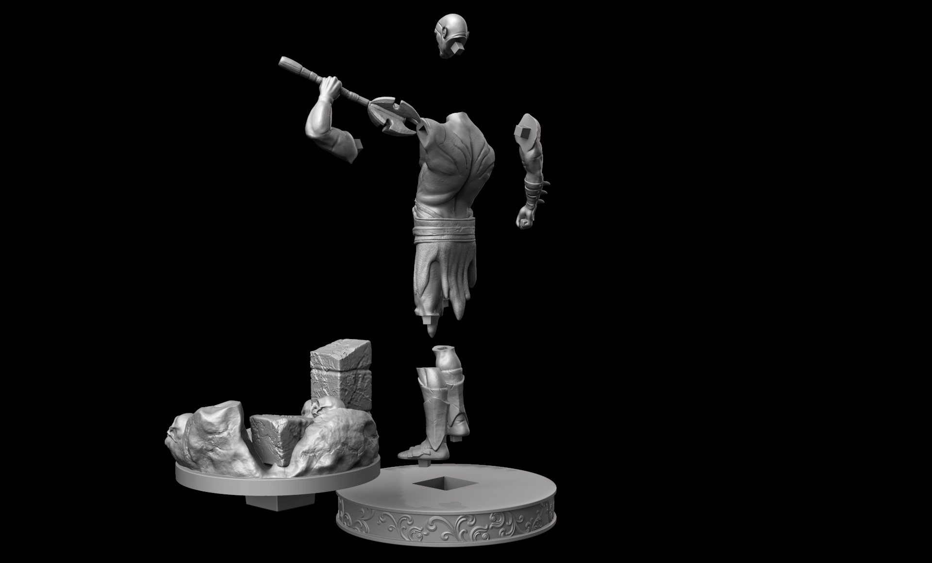 🎨 Azog The Defiler Fan Art・ 3D File for ・Cults
