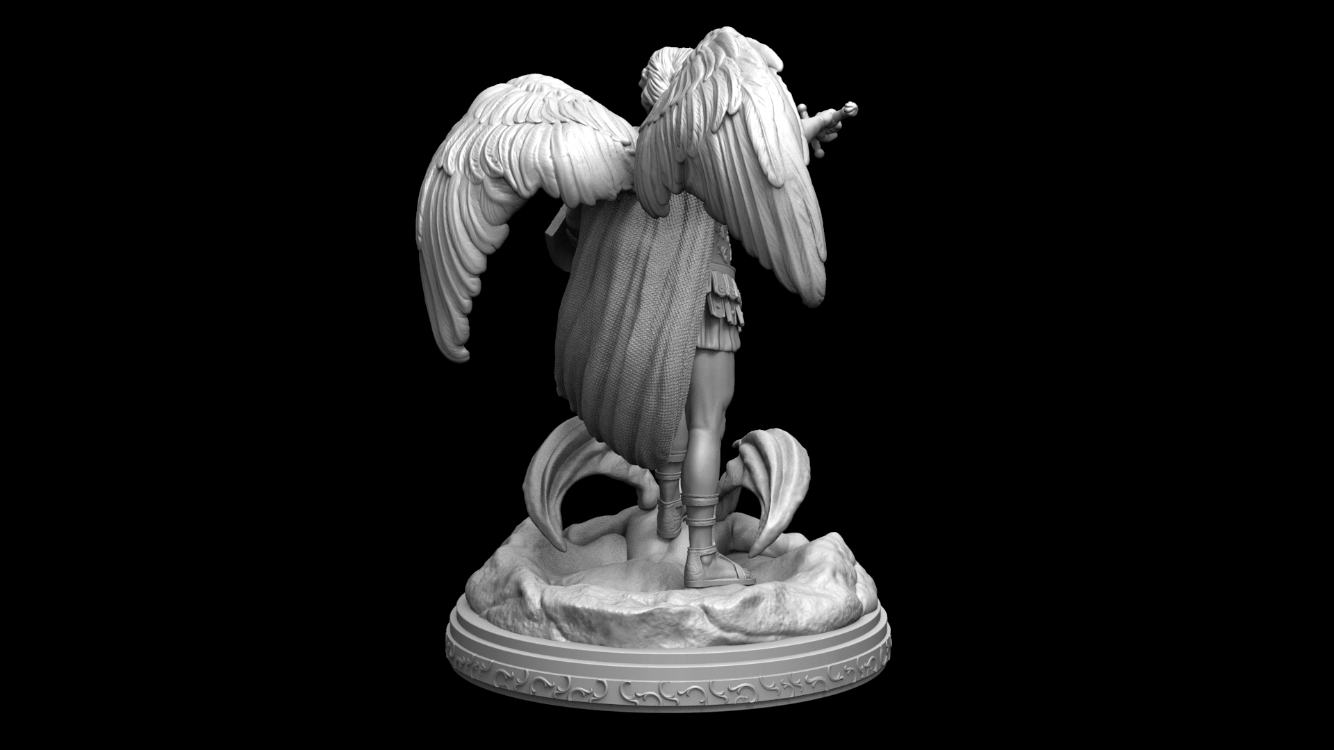 STL file St Michael Archangel 👼 (OBJ)・Model to download and 3D print・Cults