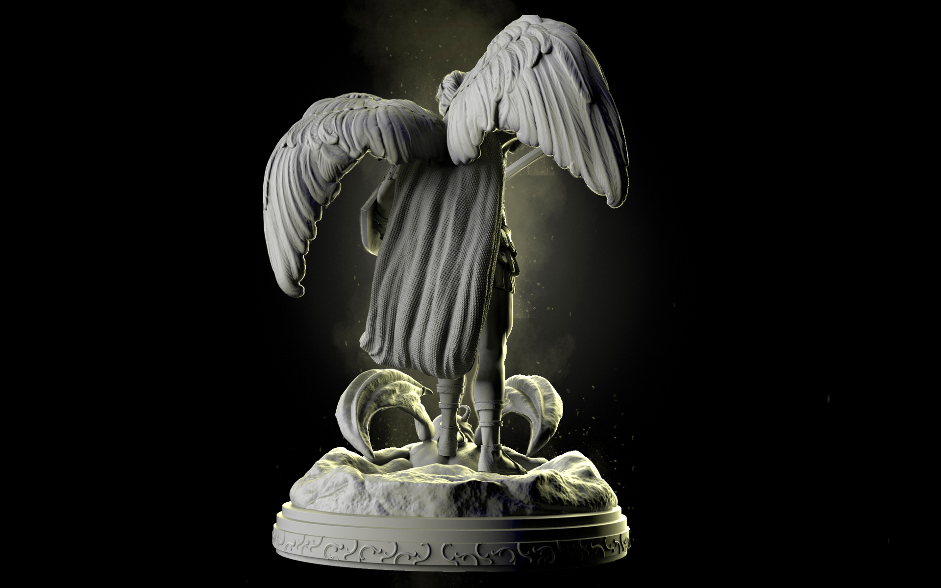 STL file St Michael Archangel 👼 (OBJ)・Model to download and 3D print・Cults