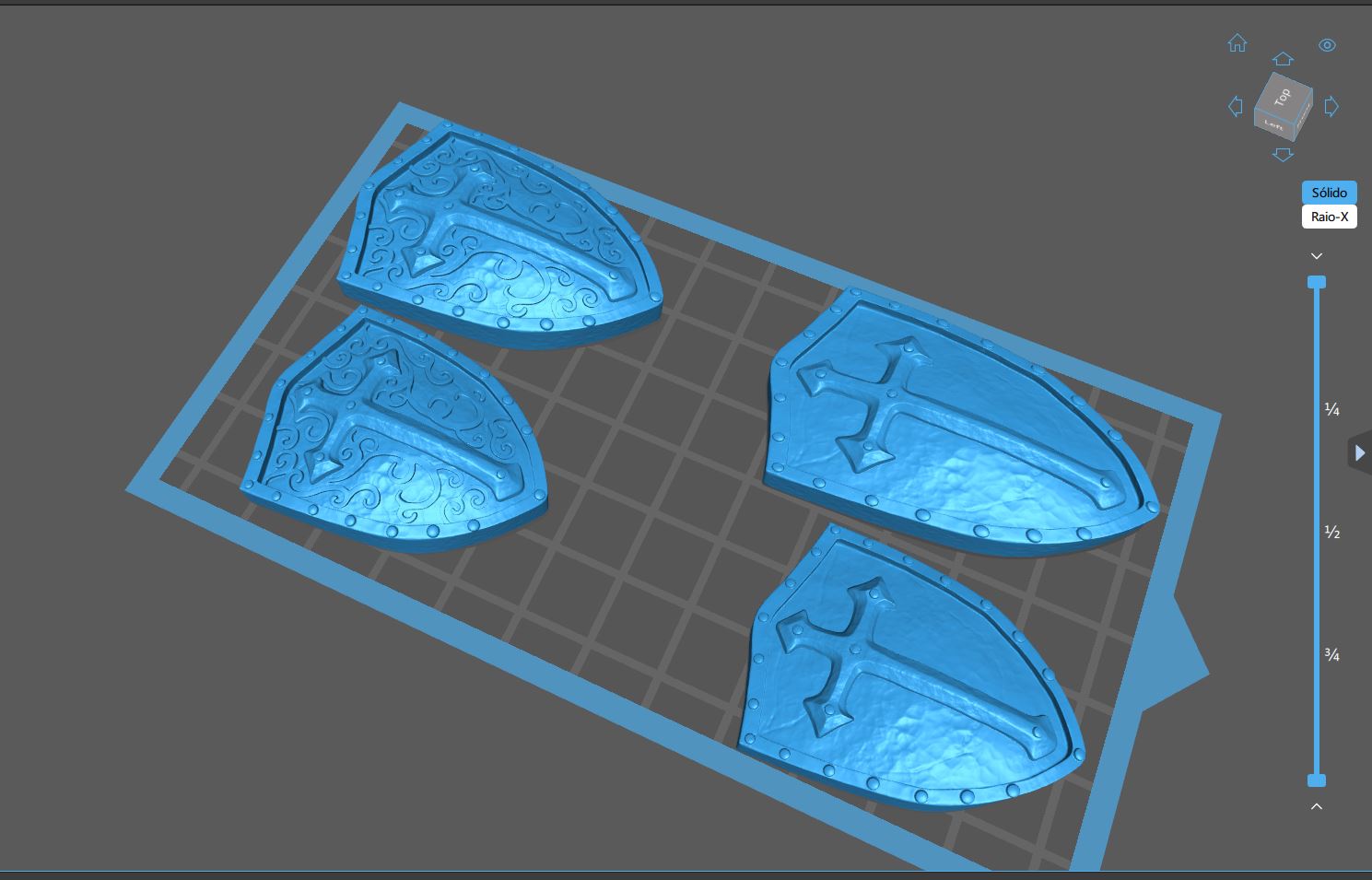 🔫 Medieval Weapons Shield pack・ 3D File for ・Cults