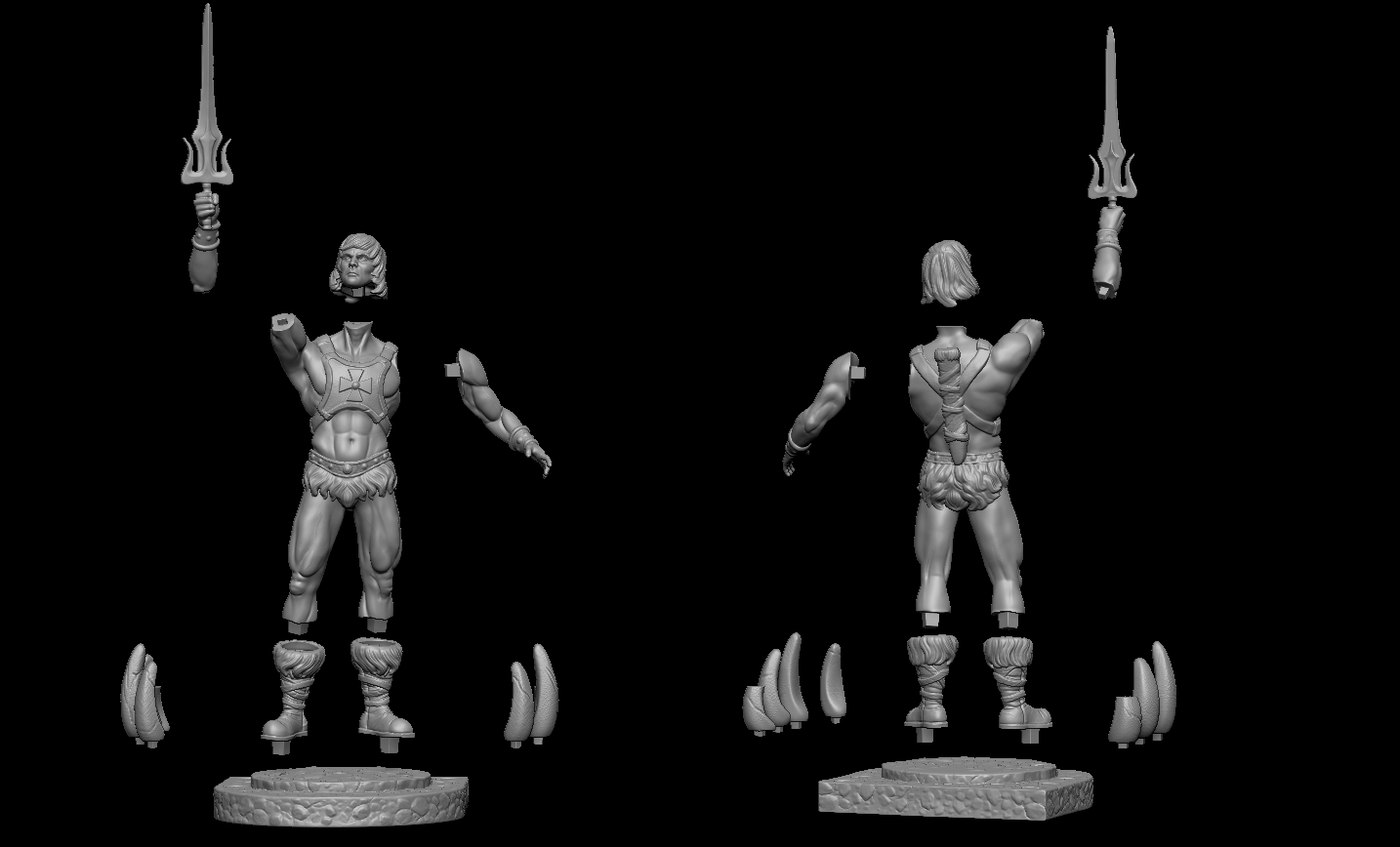 👨 He Man Fan Art・ STL File for 3D printing・Cults