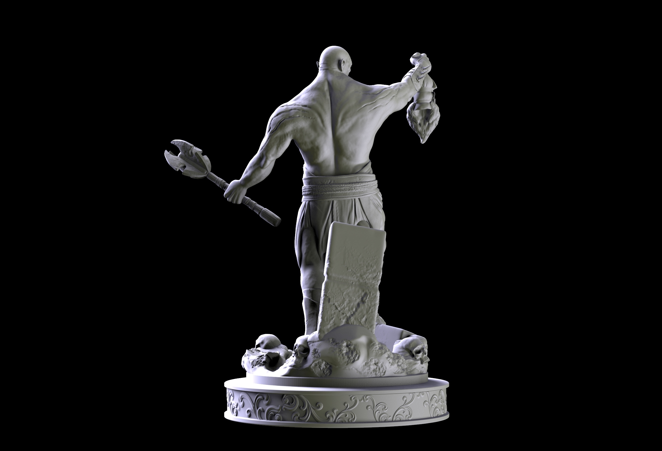 3D file AZOG Decaptation of King Thror (Update 2023) 🤴 ・3D printing ...