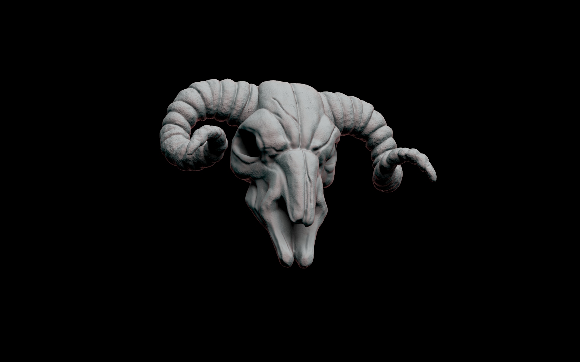 STL file Baphomet Skull Head Stylized 💀 ・Design to download and 3D ...