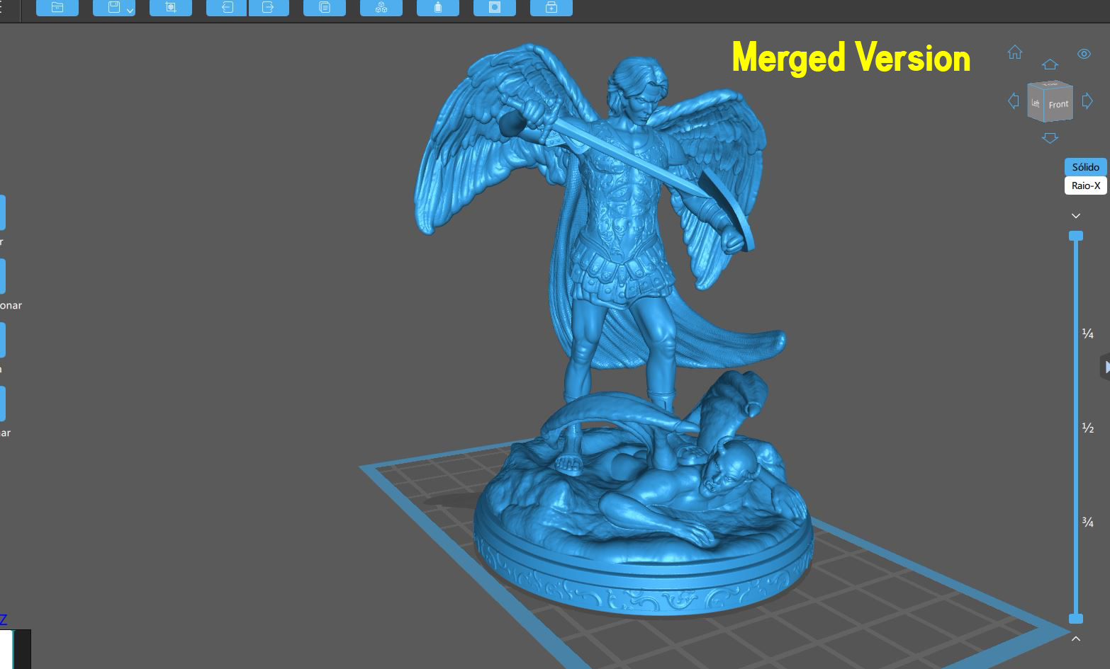 STL file St Michael Archangel 👼 (OBJ)・Model to download and 3D print・Cults