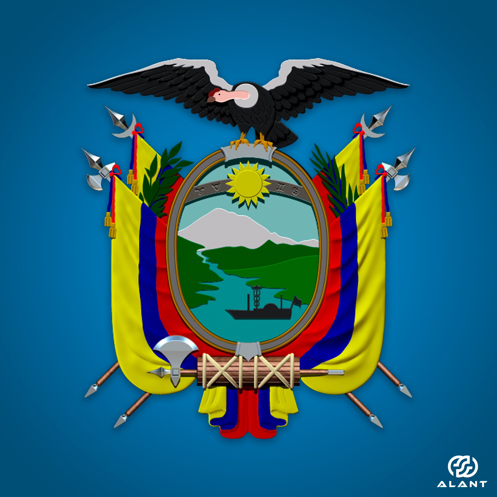 El Escudo De Ecuador