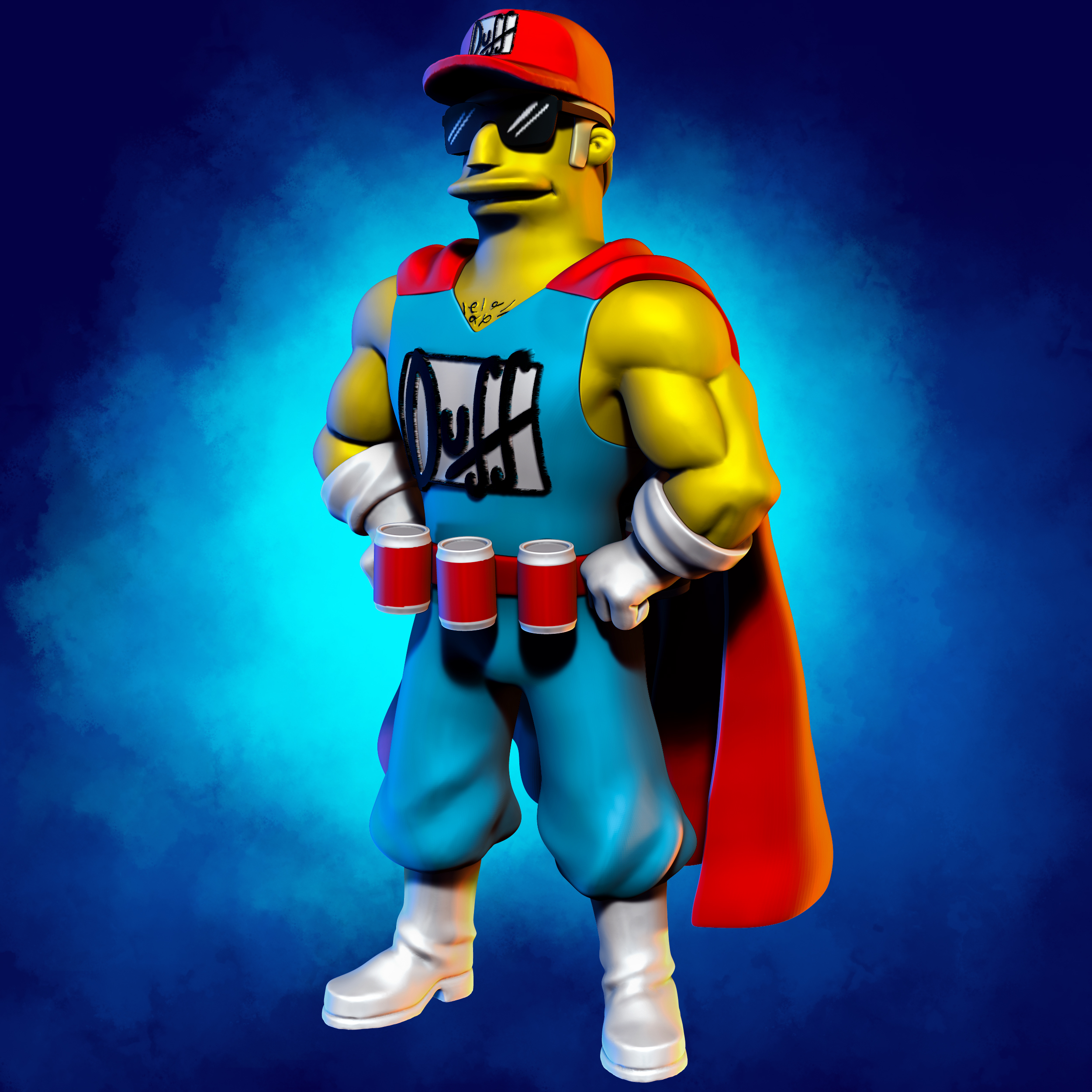 Fichier STL DUFFMAN SIMPSON 🎨・Design à télécharger et à imprimer en 3D ...
