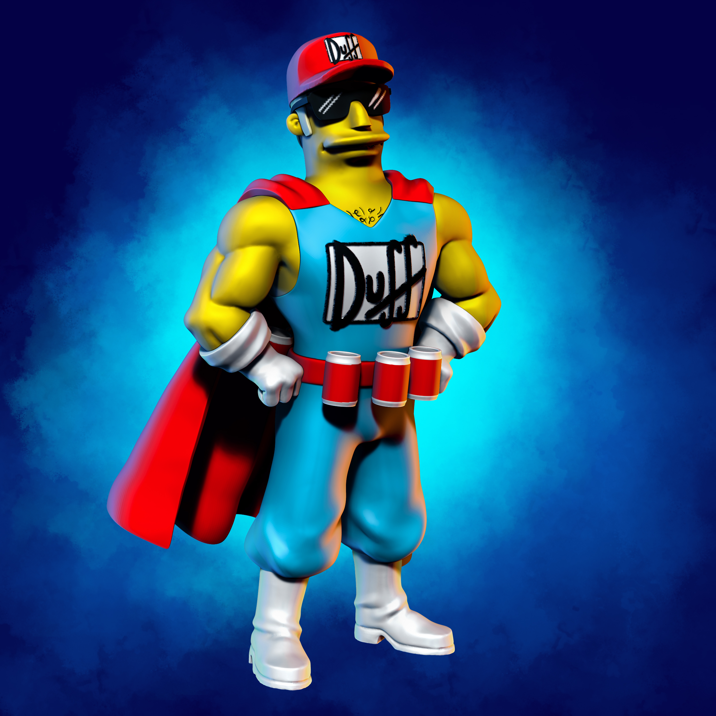 Fichier STL DUFFMAN SIMPSON 🎨・Design à télécharger et à imprimer en 3D ...