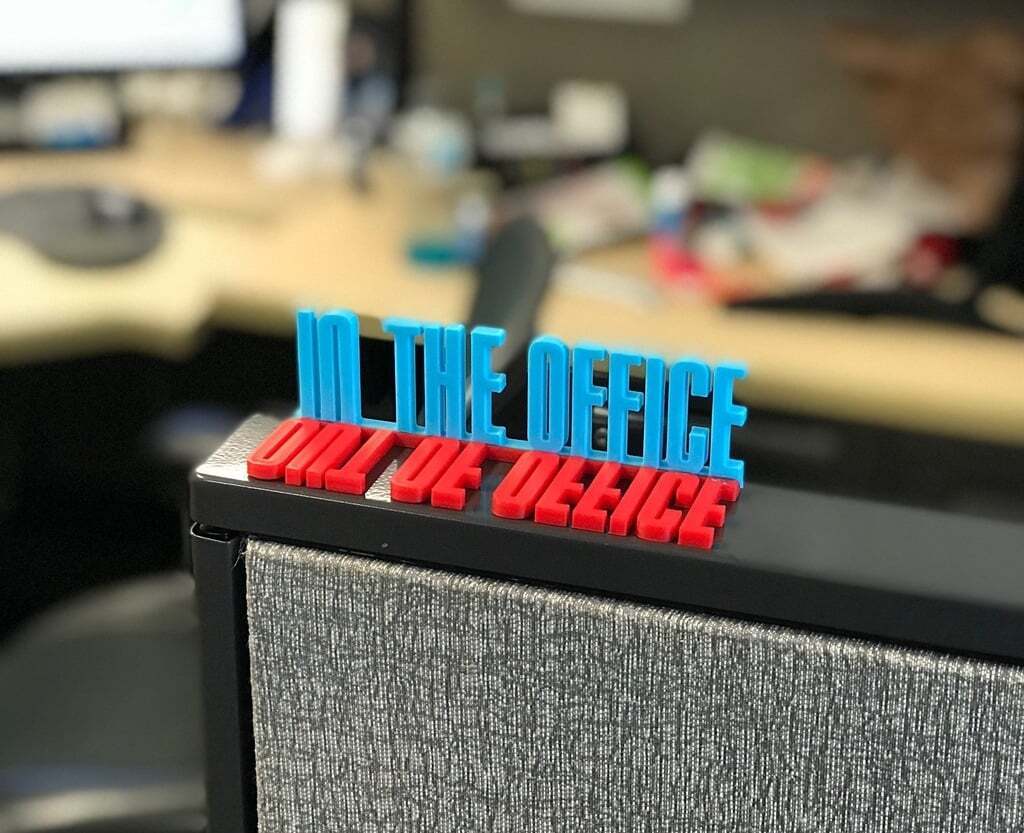3D printing Desk Sign・Cults