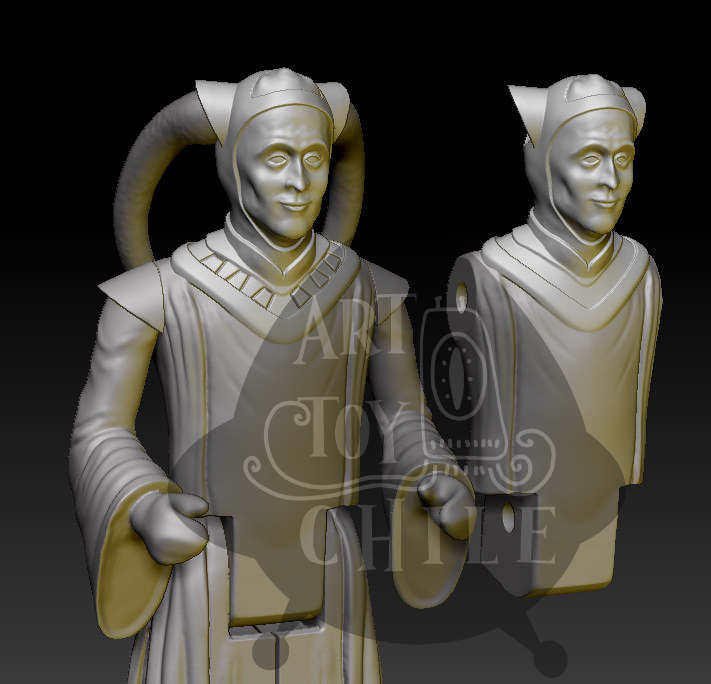OBJ file star wars mok shaiz's majordomo boba fett ⭐ ・3D printable ...