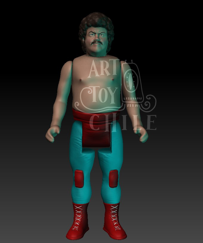 🆓 nacho libre kenner action figure 3,75・ OBJ File for ・Cults