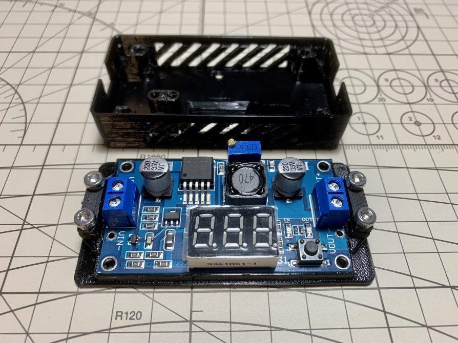 3D print LM2596 Voltage Regulator Enclosure / Box・Cults