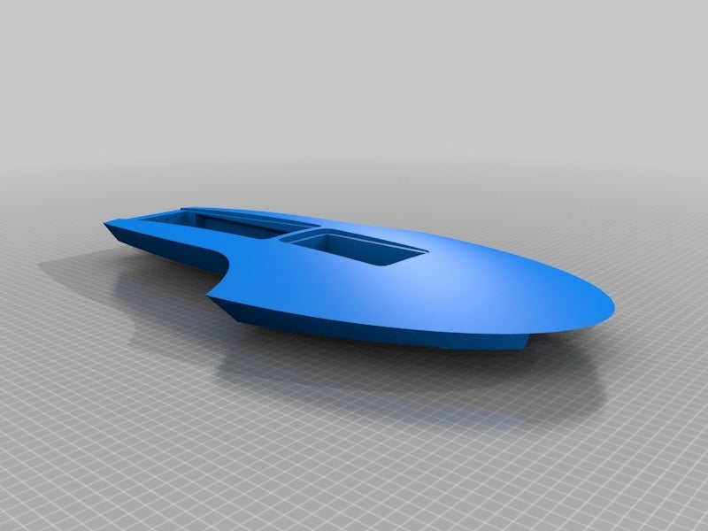 Free STL file RC Shovelnose Hydroplane 🛥️ (SCAD)・Design to download and ...
