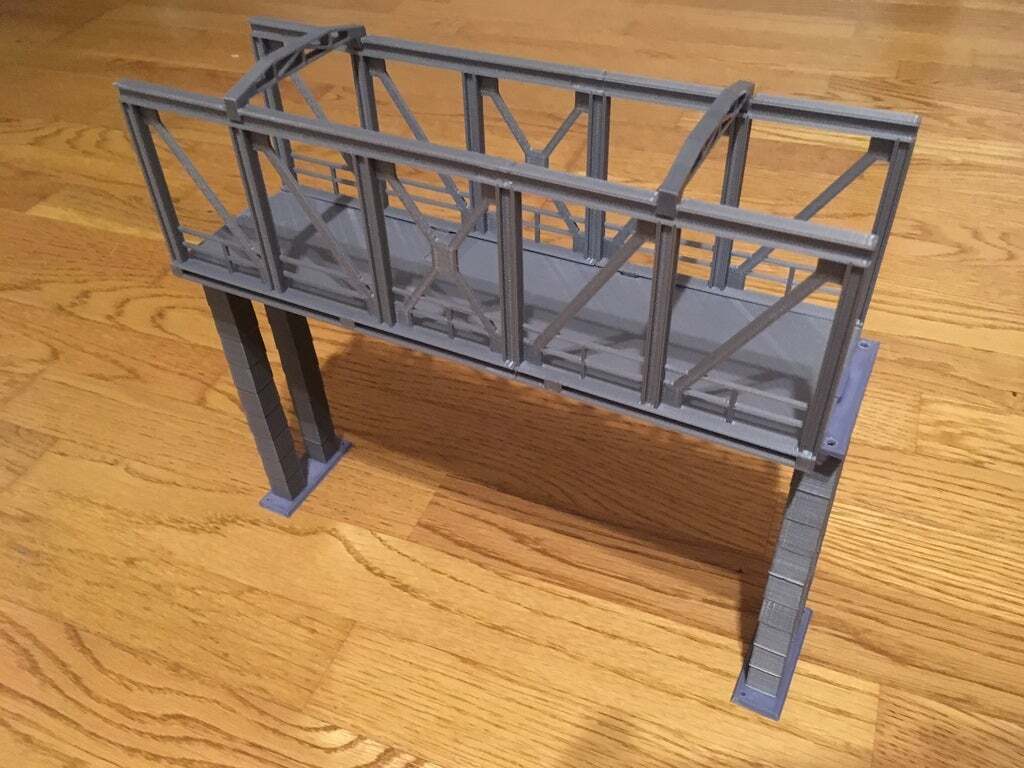 🌉 Bridge for HO scale electric train・Free STL File for ・Cults