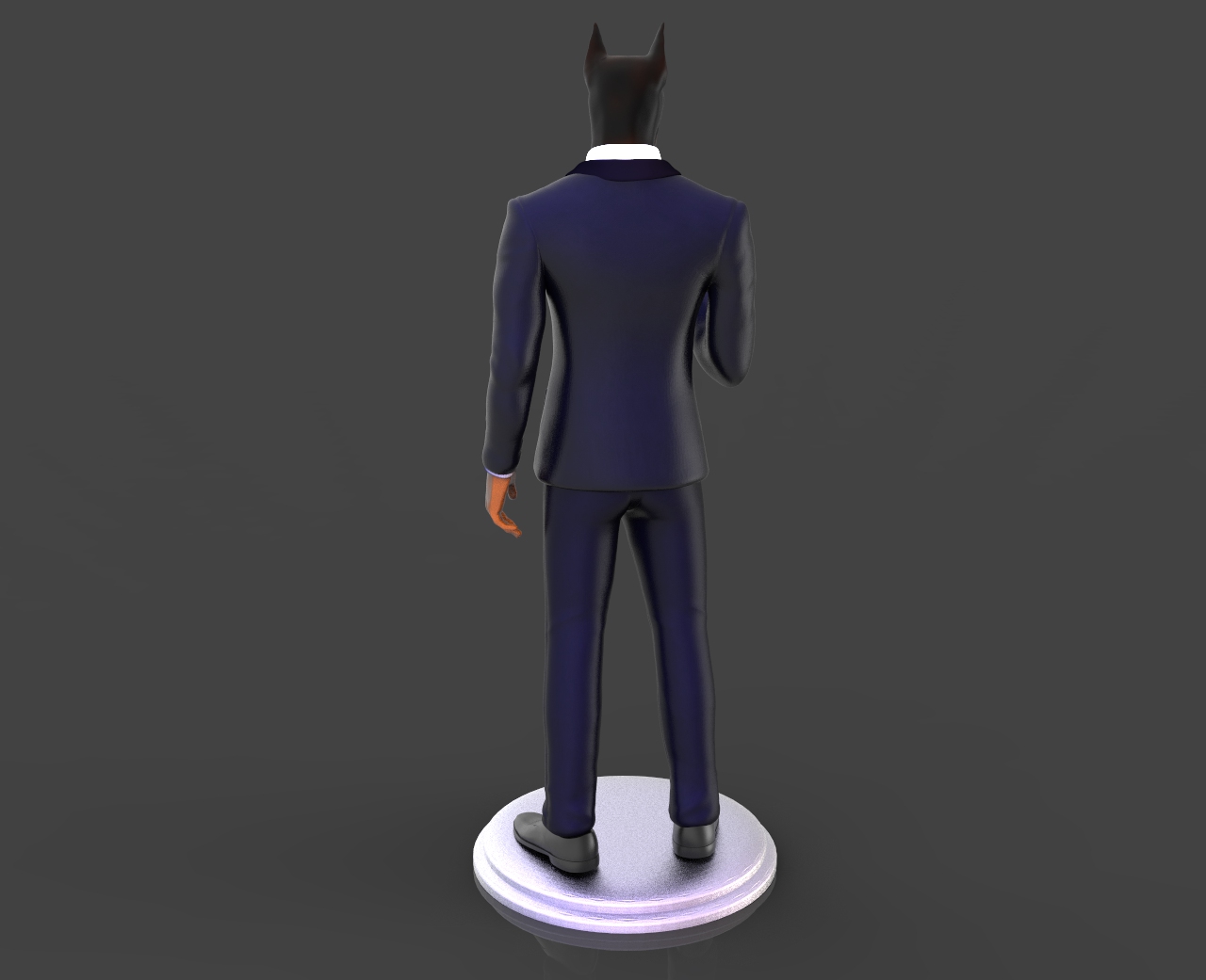 🐕 Doberman With Style-Human・ STL File for ・Cults