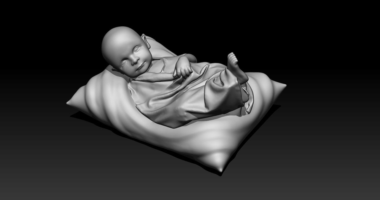 STL file baby 👶 ・3D printable model to download・Cults