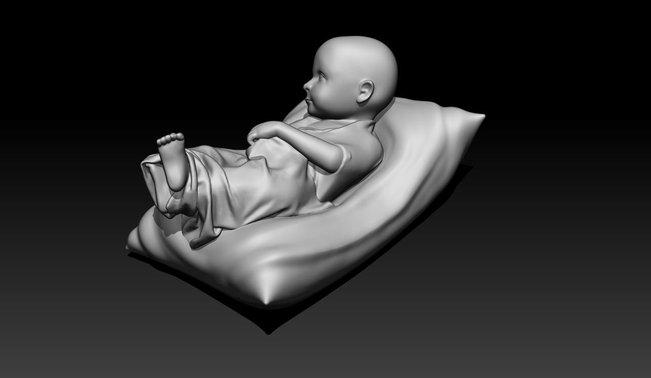 STL file baby 👶 ・3D printable model to download・Cults