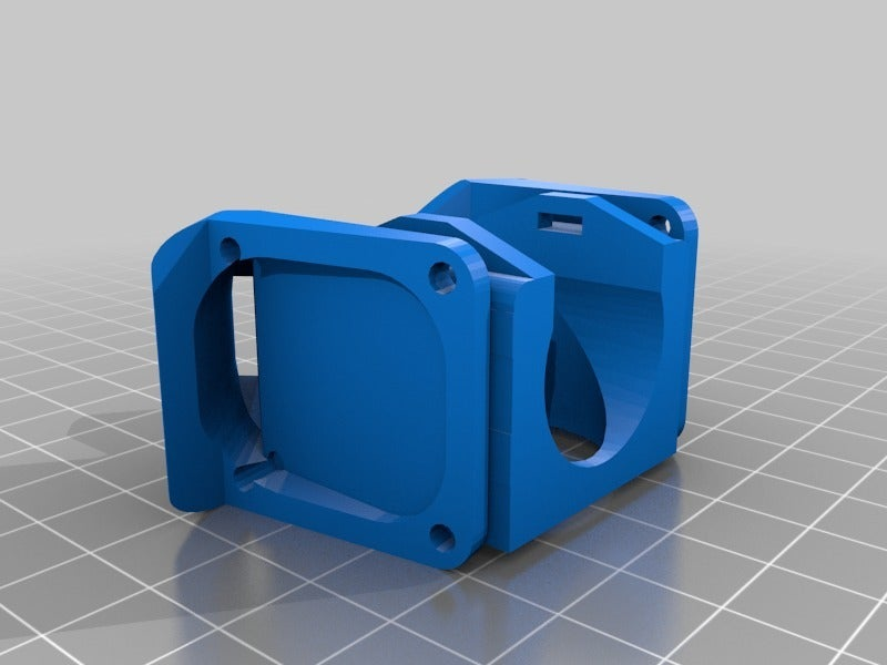 🔧 Slimline Compact dual twin 30mm fan shroud for e3d v6・Free STL File ...