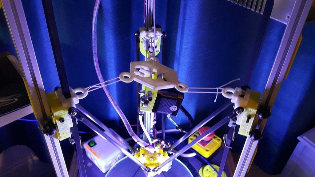 Archivo STL gratuito Kossel Mini Flying extruder inc nueva versión E3D ...