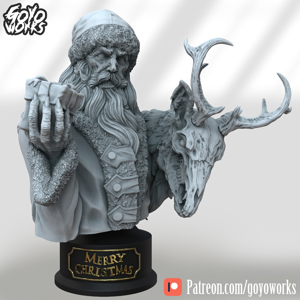 3D file UNDEAD collection - Santa and Rudolph 🎅 ・3D printable model to ...