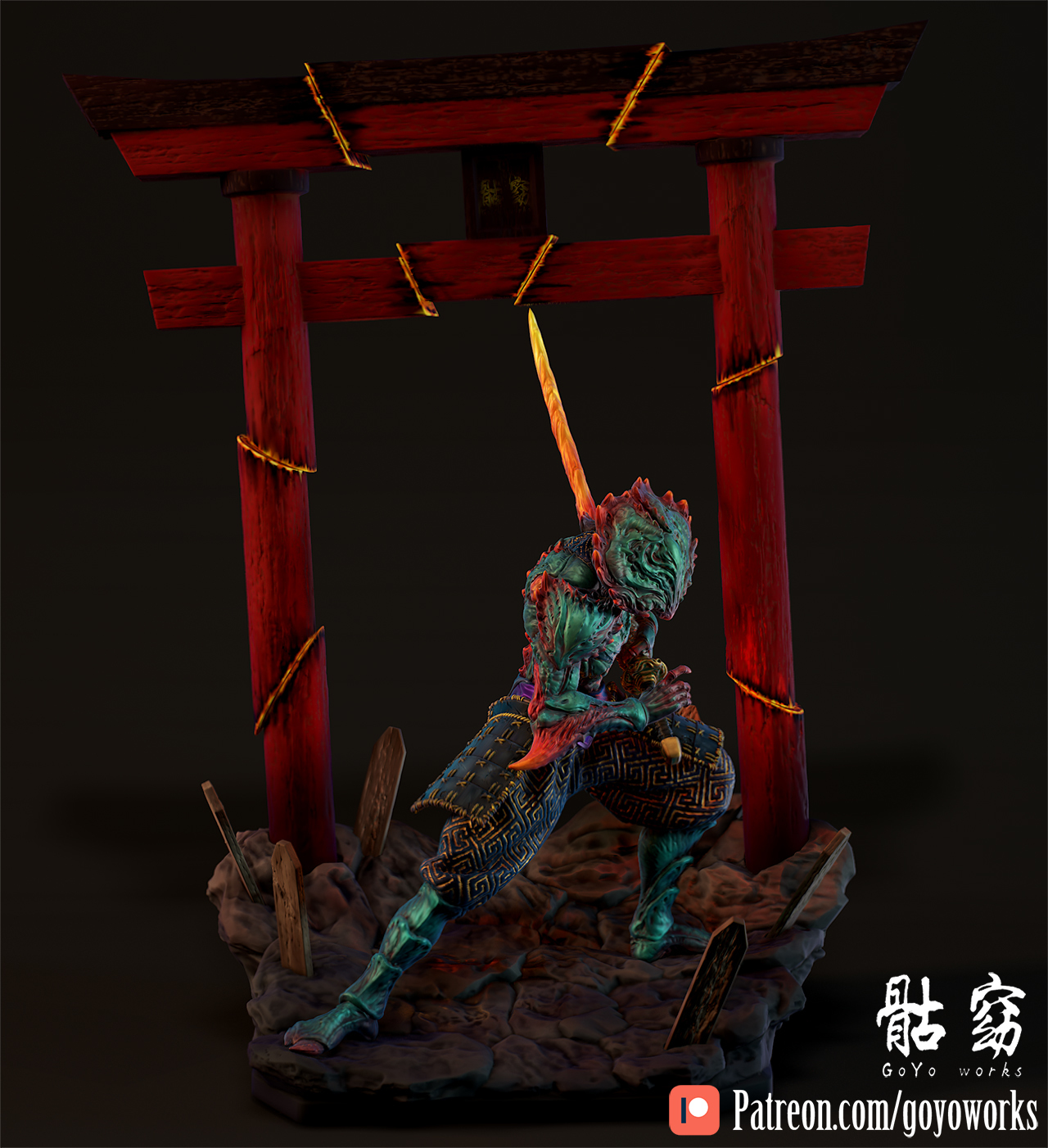 3D file Demon collection - Demon Samurai 🗡️ ・Design to download and 3D ...