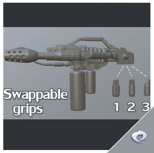 🔥 Toy flamethrower and flame effects・ STL File for ・Cults