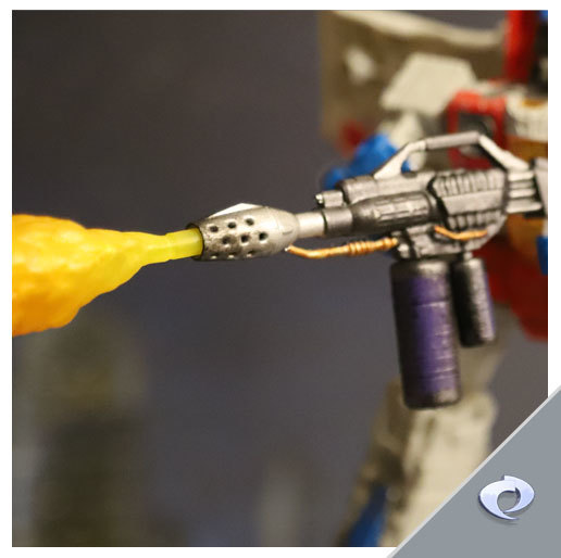 🔥 Toy flamethrower and flame effects・ STL File for ・Cults