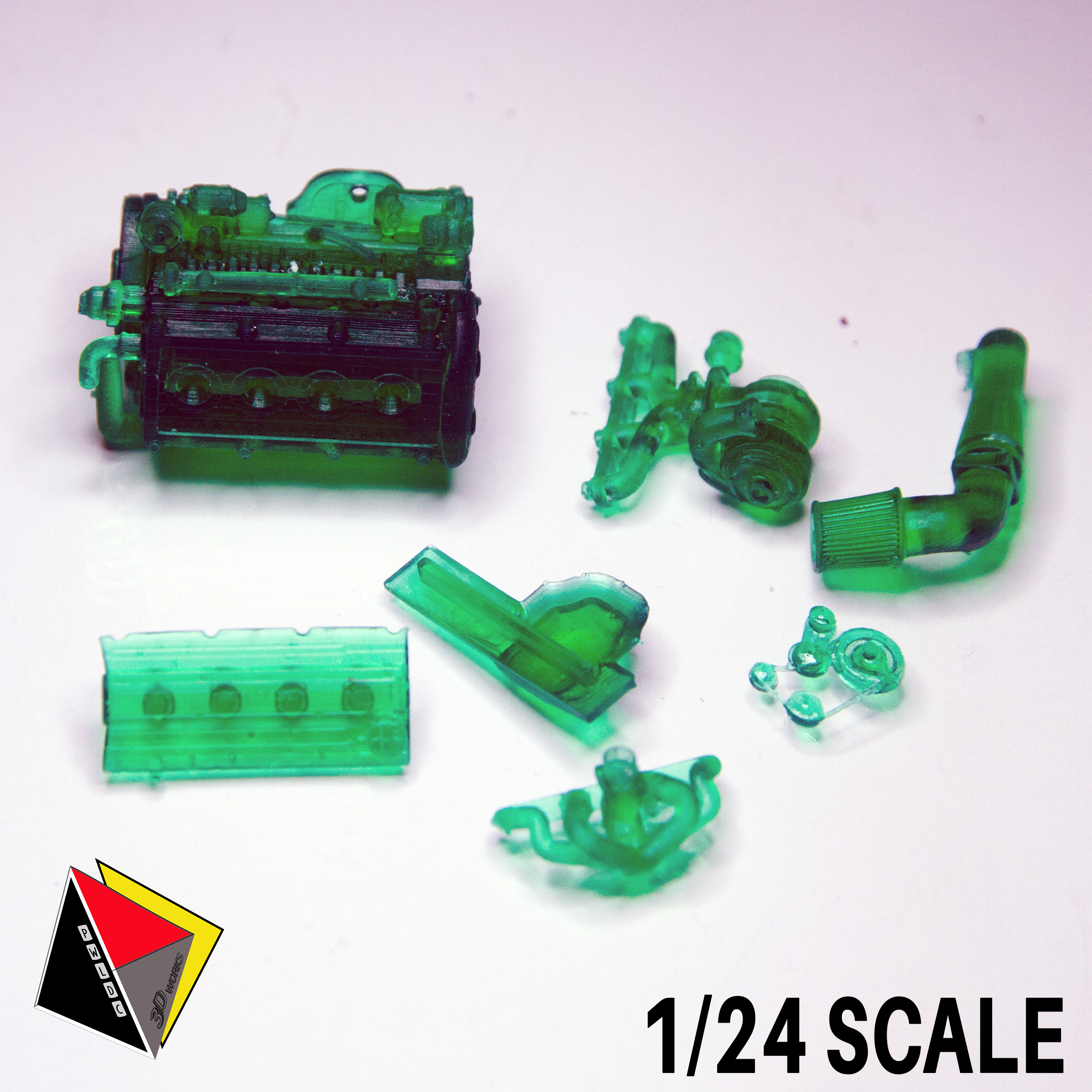 STL file 1/24 Scale Z22SE Engine Vauxhall Opel Turbo Engine 🚗 ・3D ...