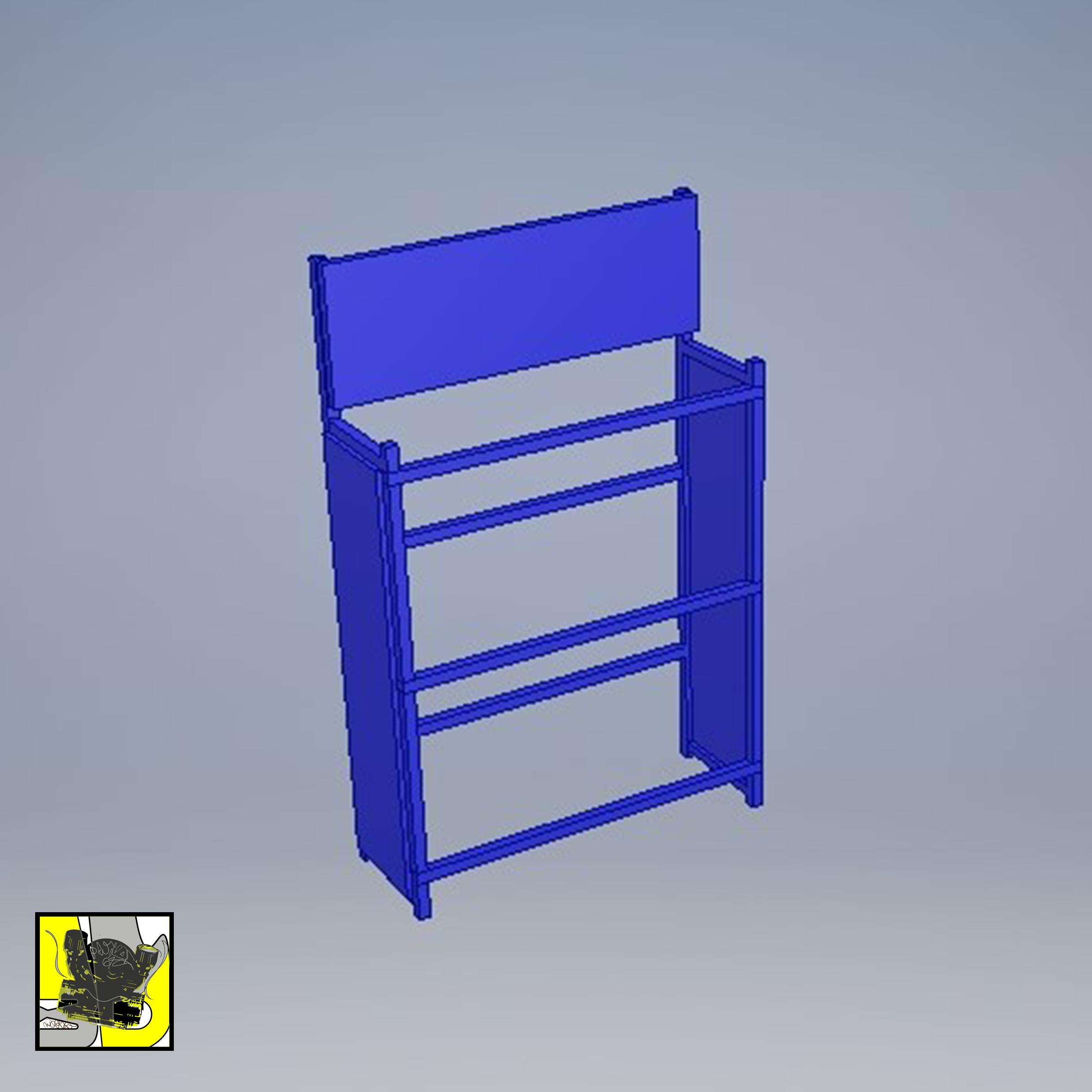 🚗 Rack For Tires Diorama Ver.3 1/64 Scale・Free STL File for ・Cults