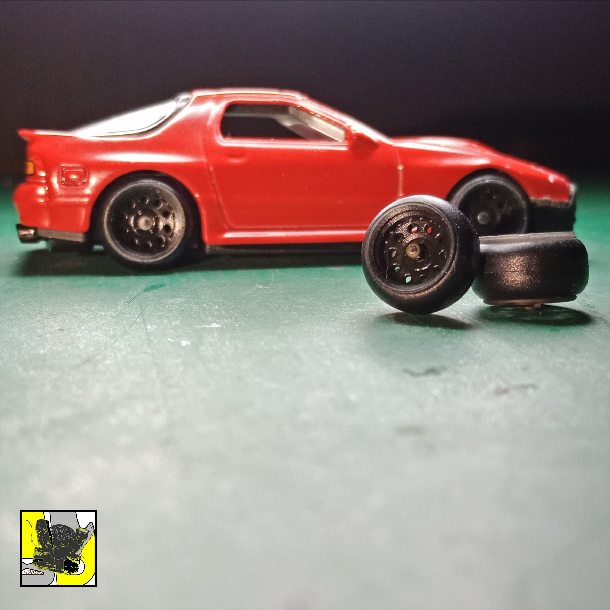 👽 1/64 Scale Modgies Rims (Wider&Deeper)・ STL File for ・Cults