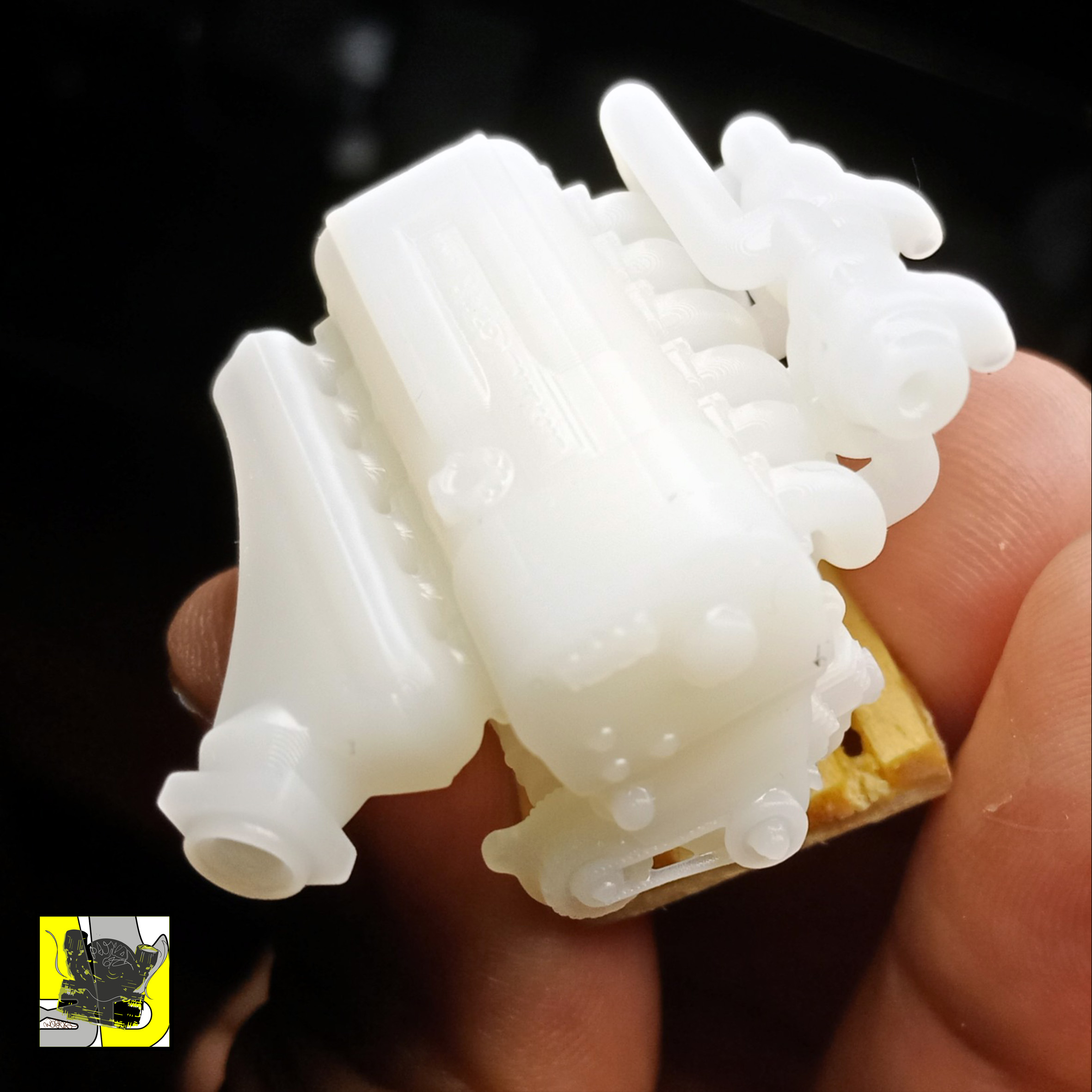 STL file 1/24 Scale Engine RB26DETT Nissan Skyline 🚗 ・3D print design ...