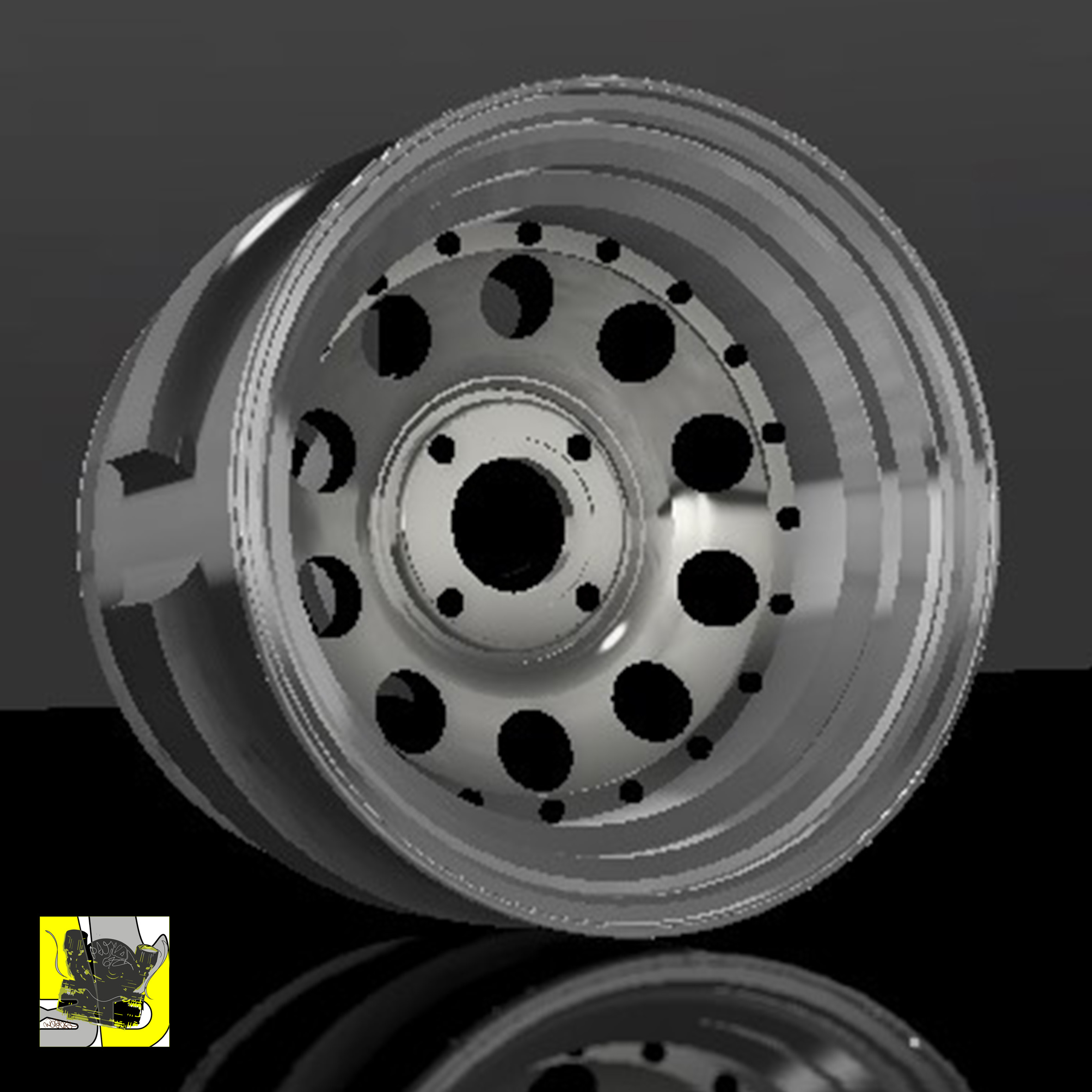 👽 1/64 Scale Modgies Rims (Wider&Deeper)・ STL File for ・Cults