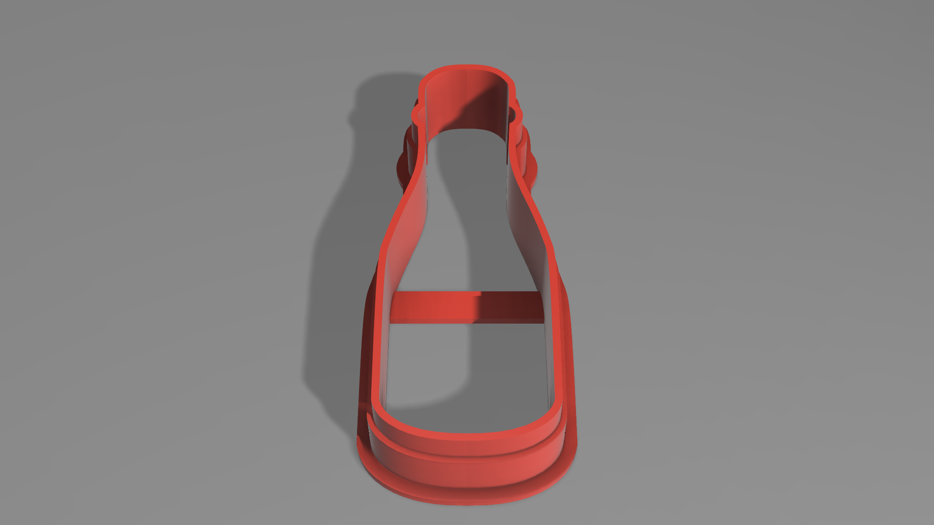 STL file Champagne Bottle Cookie Cutter 🍾・3D print object to download・Cults