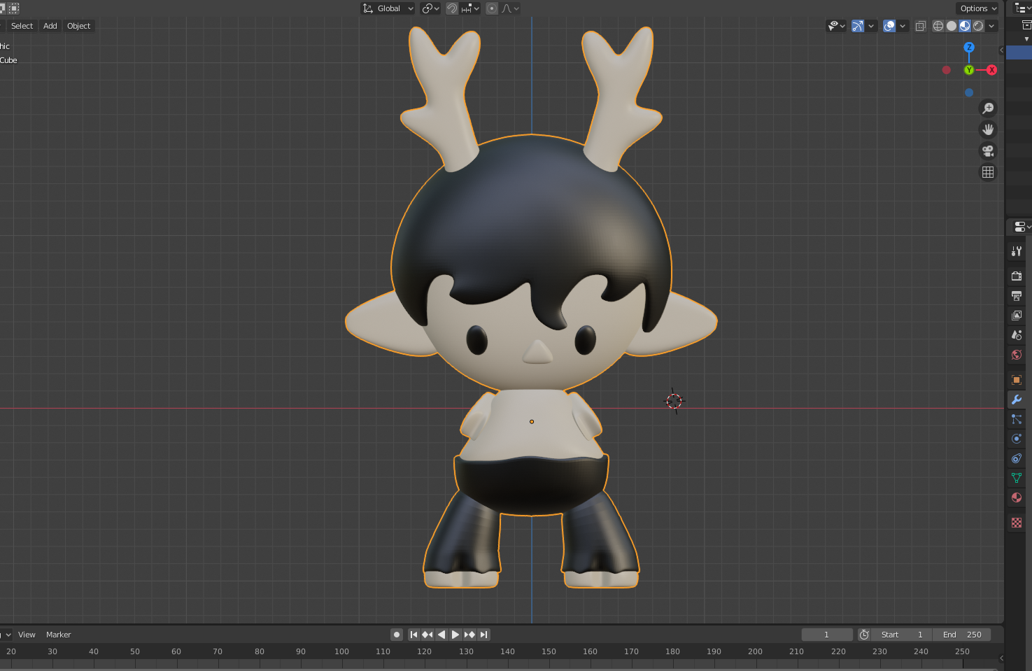 Archivo 3D Cute faun 🤓・Plan de impresión en 3D para descargar・Cults