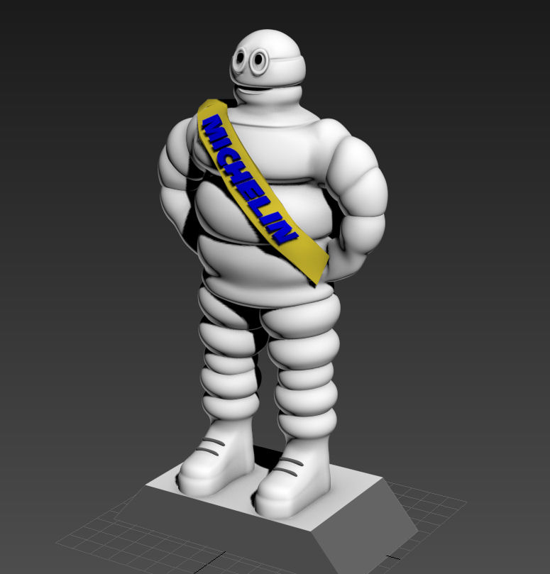 👨 Iconic Retro Michelin Man (No Supports)・ STL File for ・Cults