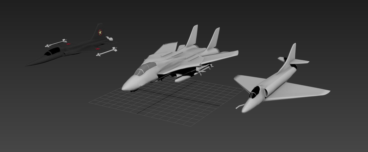 STL file Top gun planes all three!!! 🔝 ・3D print design to download・Cults