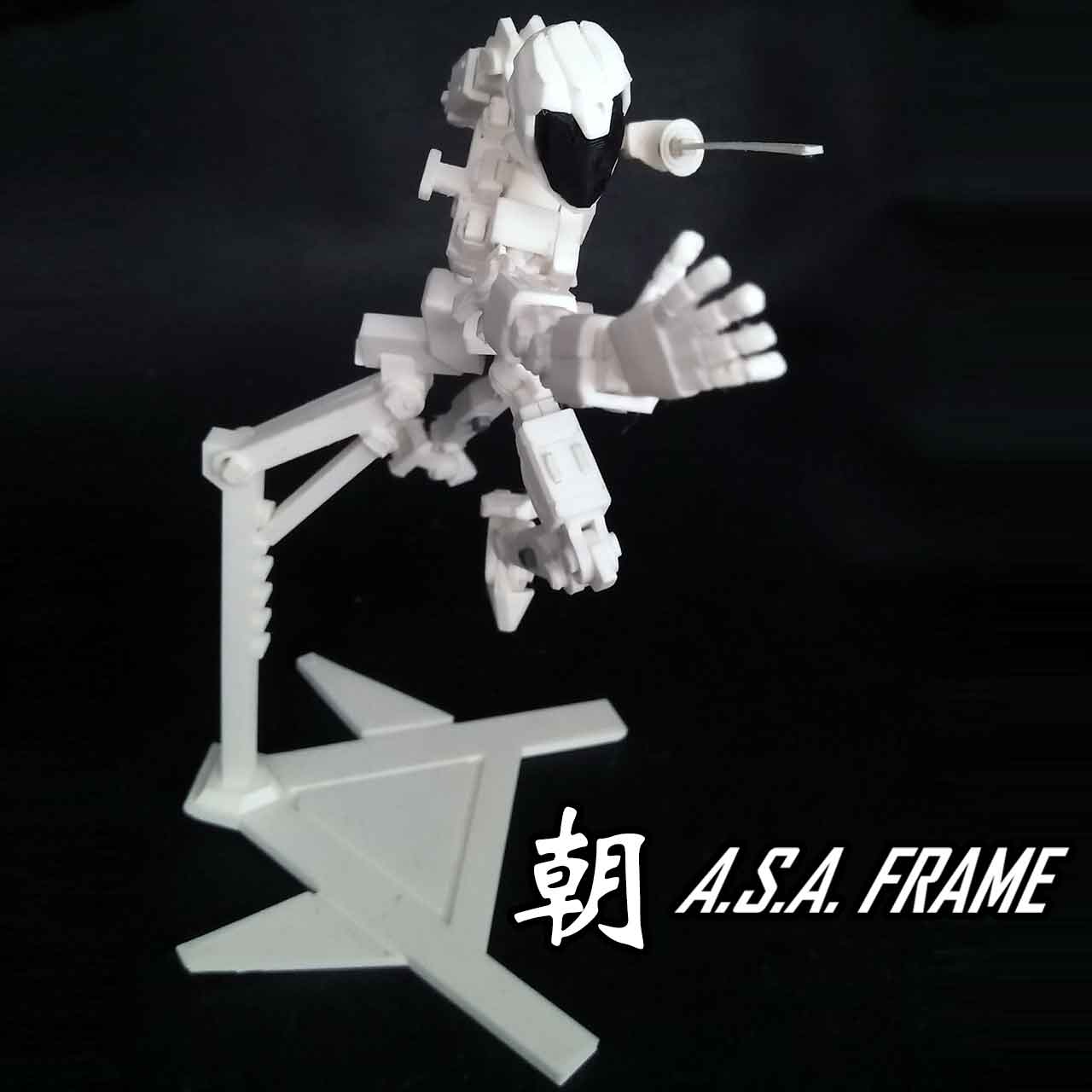 🖼️ A.S.A - ACTION FIGURE FRAME + STANDBASE・Free STL File for ・Cults