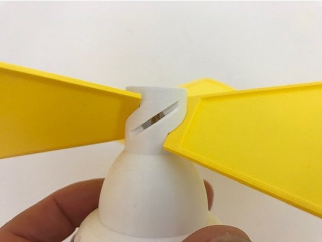 Free 3D file Garden hummingbird wind spinner 🌬️ ・3D printing template ...