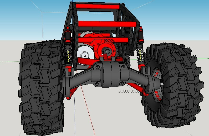 Free STL file rock crawler from wltoys A959 part 🪨 ・3D print model to ...