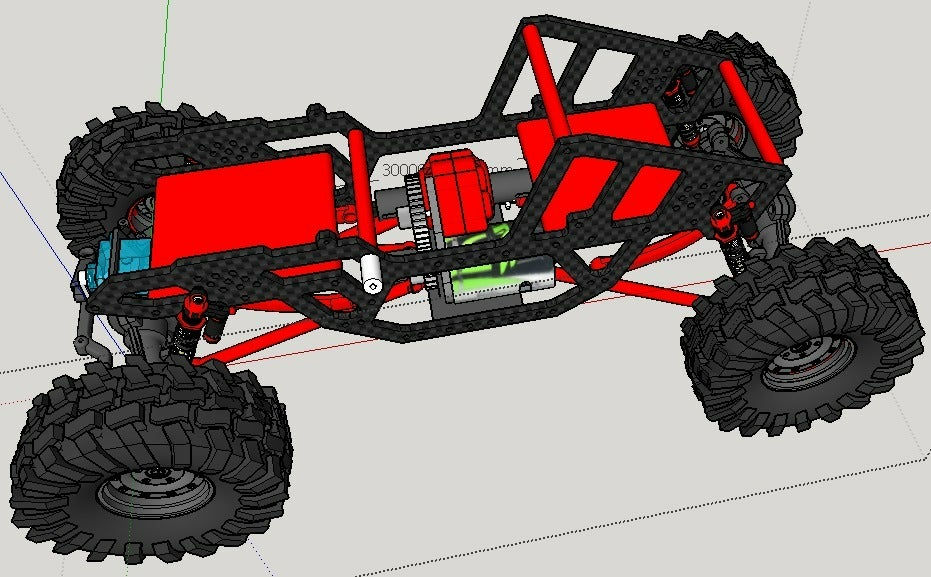 🪨 rock crawler from wltoys A959 part・Free STL File for ・Cults