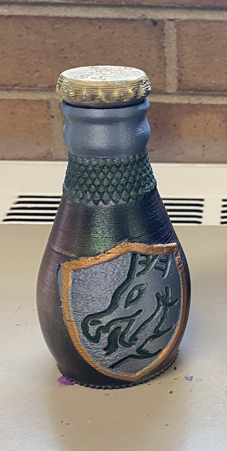 3D printable Dragon Cola - Prismatic Potions - Dice Bottle・Cults