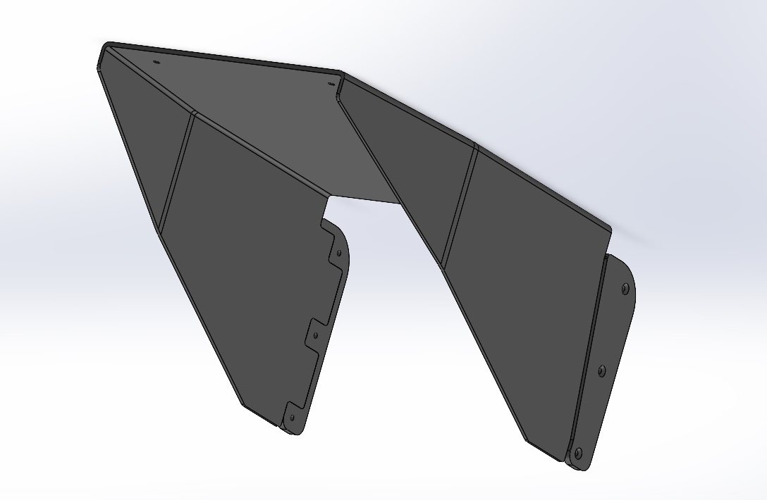📱 F-16 cockpit center pedestal glareshield・ STL File for ・Cults