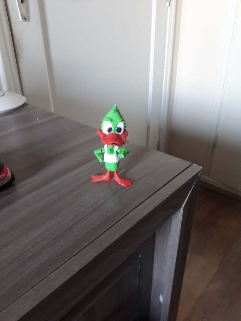 🦆 Plucky Duck・Free STL File for ・Cults