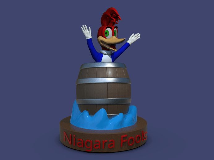 STL file Woody Niagara Fools 🪵 ・3D print model to download・Cults
