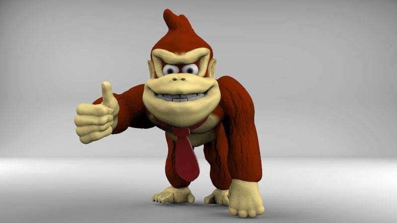 🦍 Donkey Kong・Free STL File for ・Cults